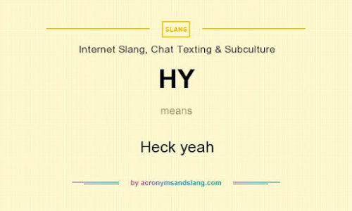 What Does HY Mean On Snapchat And How To Use It? | Gearfuse