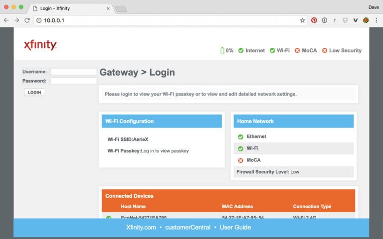 10.0.0.0.1 - 10.0.0.1 Admin Login (Default Gateway Page) | Gearfuse