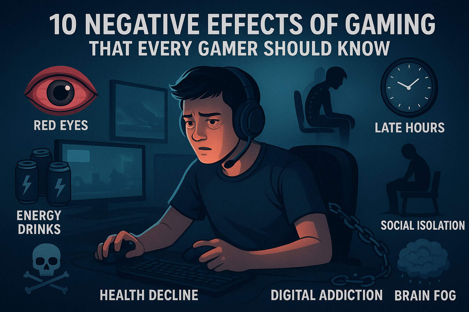 10 Negative Effects Of Gaming That Every Gamer Must Know | Gearfuse